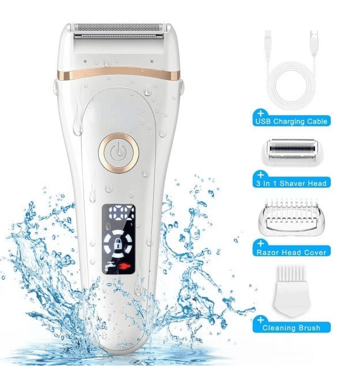 Electric Razor for Women, Hair Removal for Women 3 in 1 Wet & Dry ...