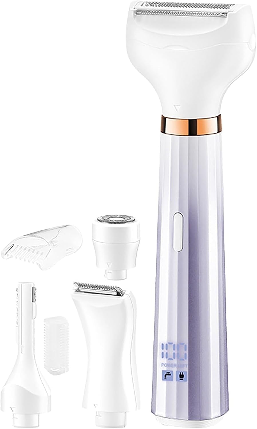 Electric Razors for Women, 5 in 1 Electric Shaver Facial Hair Removal ...