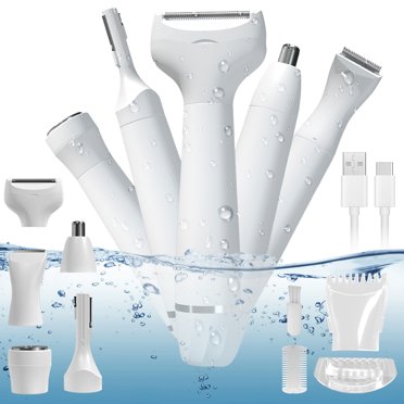 4 in 1 Electric Razors for Women, Women Electric Shaver, Nose Hair ...