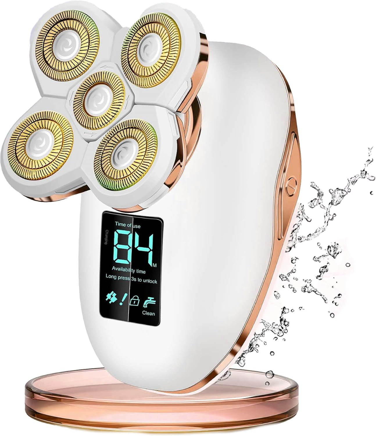 Electric Razors for Women Rechargeable Waterproof Razor Trimmer for ...