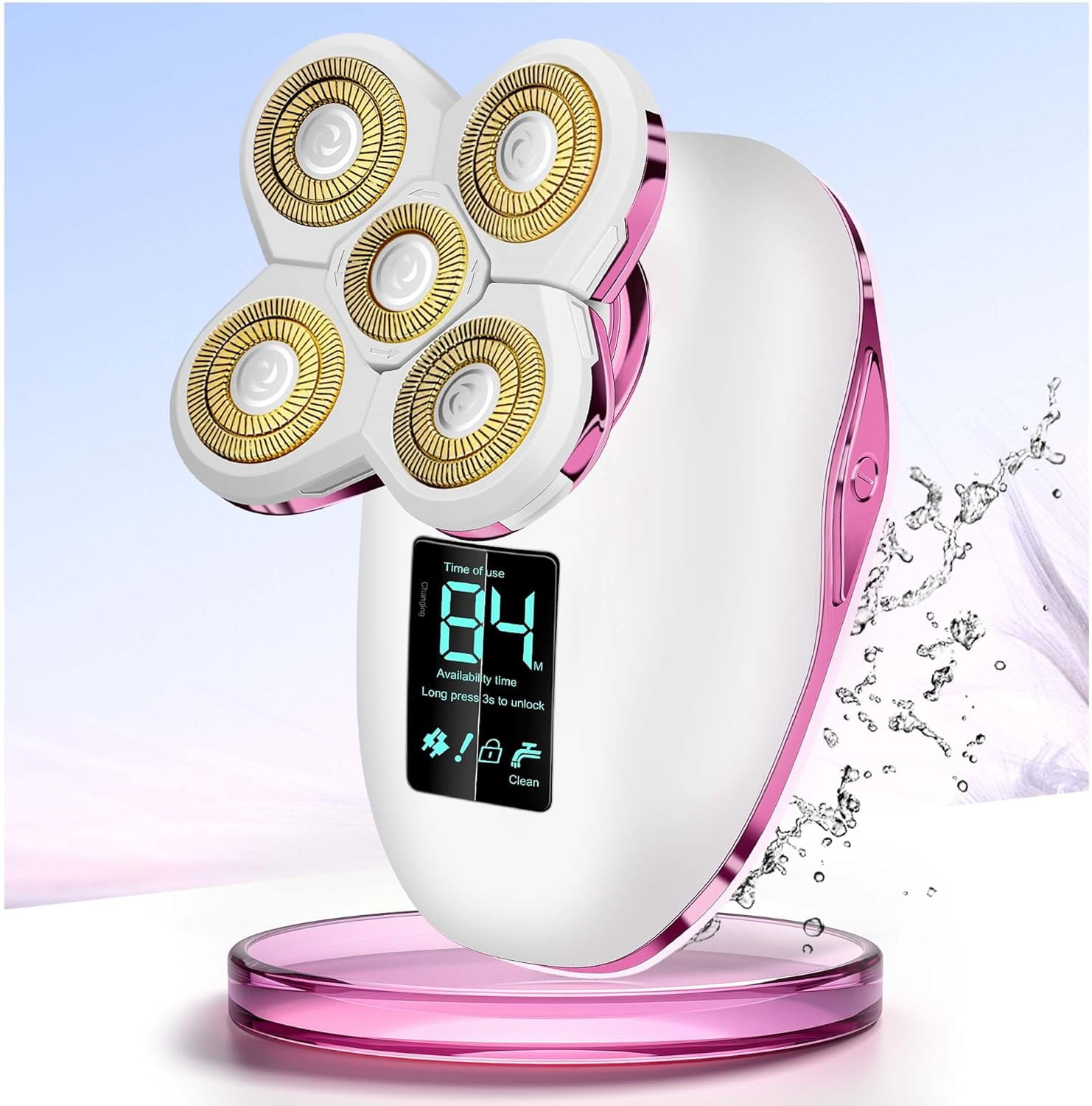 Electric Razors for Women Rechargeable Waterproof Razor Trimmer for ...