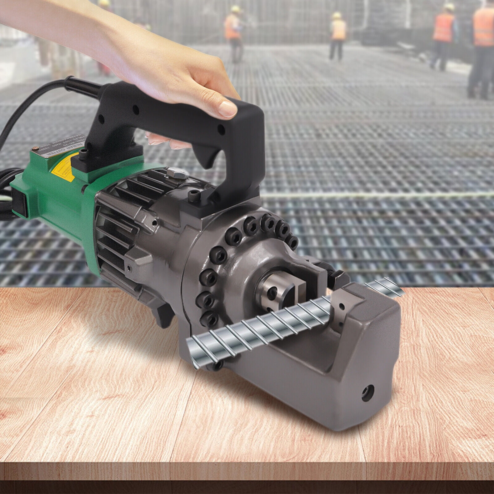 Electric Rebar Cutter Hand Held Rebar Cutting Machine with Cutting 3/4 ...