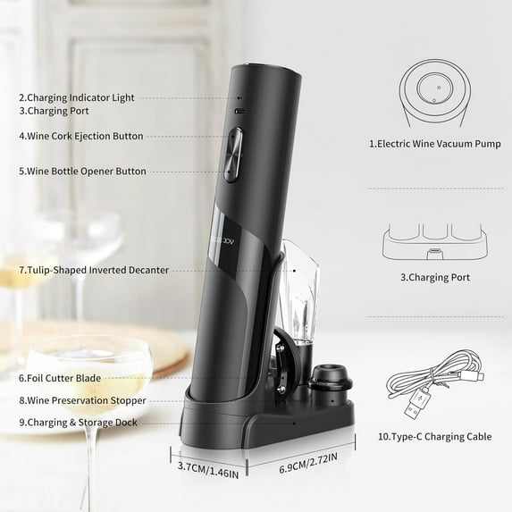 Electric Rechargeable Top-Refill Salt and Pepper Grinder Set - Walmart.com