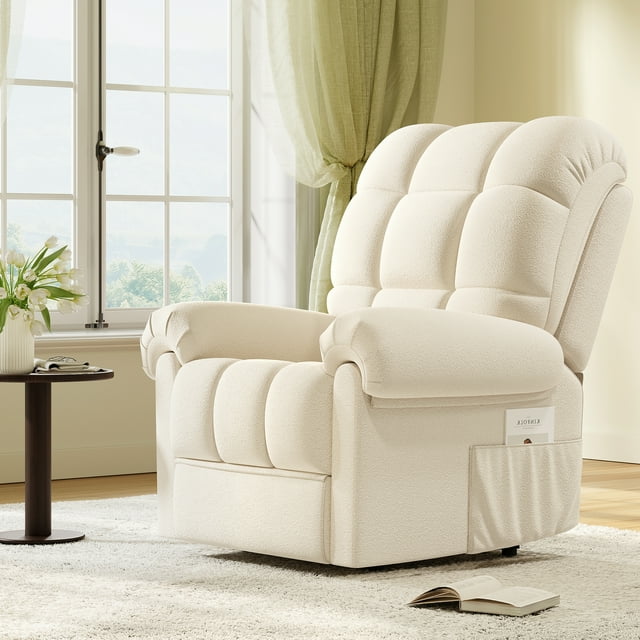 Electric Recliner Chair,Adjustable Power Reclining Sofa Chair with USB ...