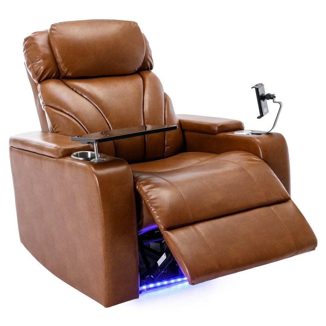 Electric Recliner Chair with USB Charging Port and Hidden Arm Storage ...