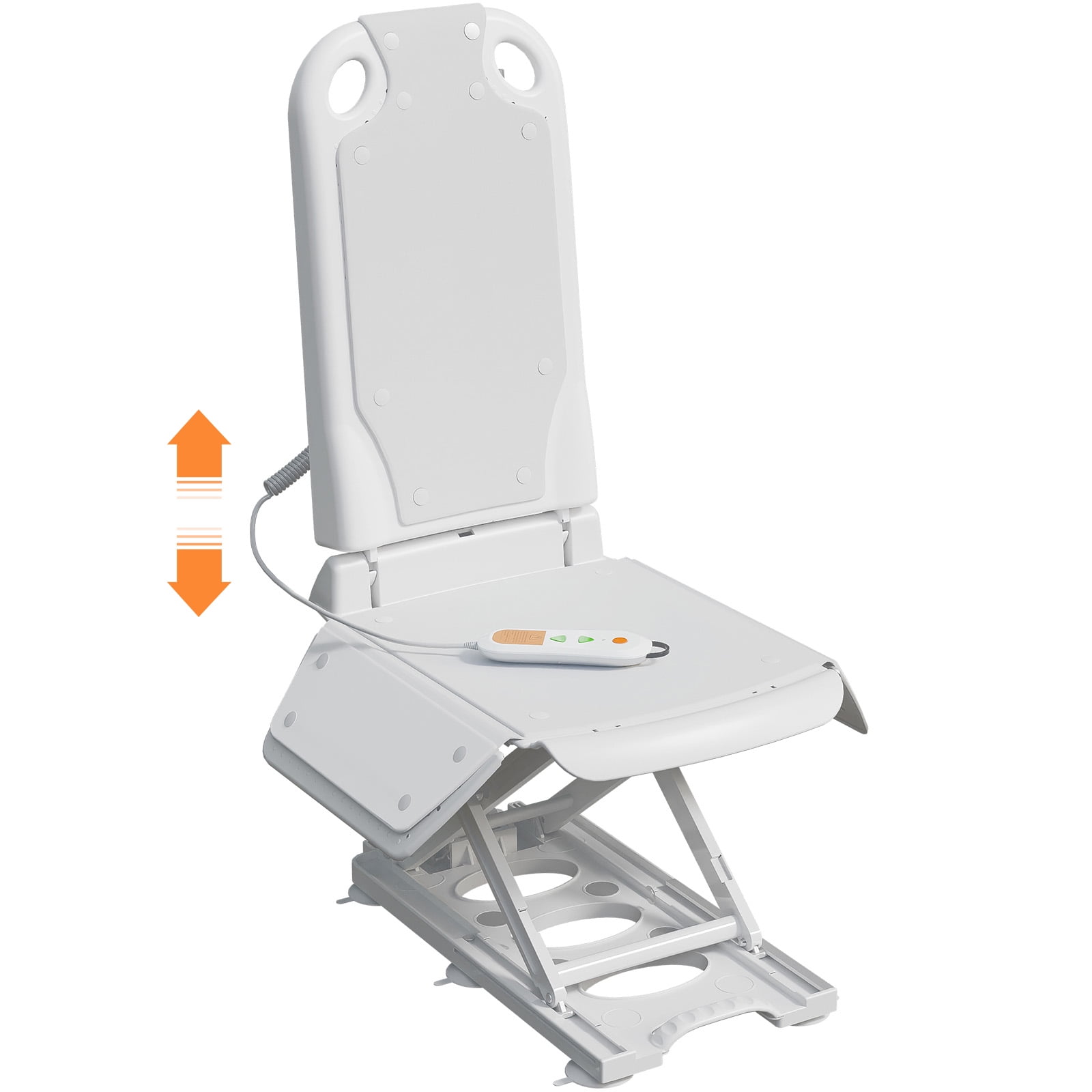 Electric Reclining Bath Lift Chair,Six Suction Cup Feet,Weight Capacity ...