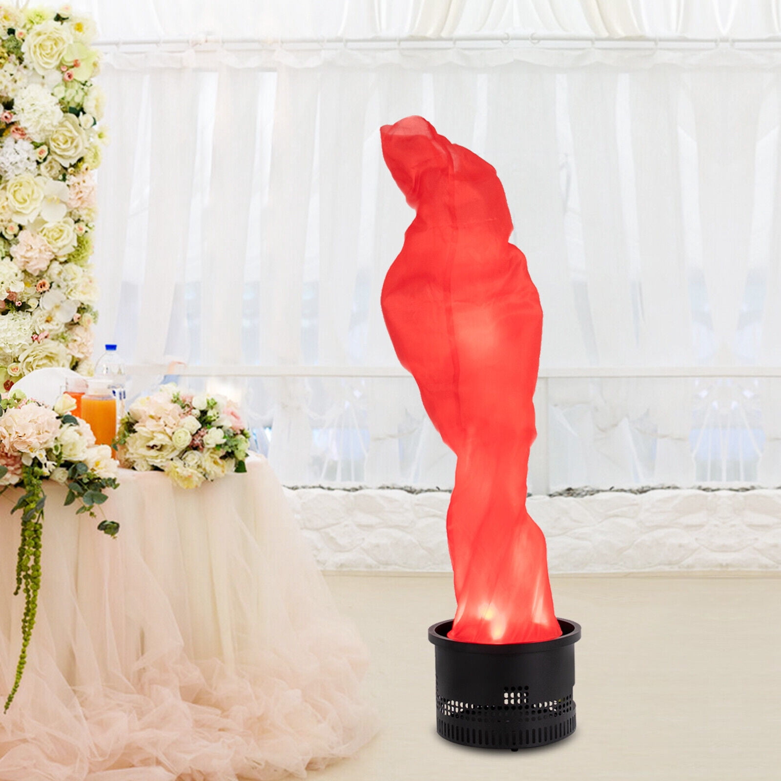 Electric Red Flame Light Simulated Campfire Light Fake Flame Lamp ...