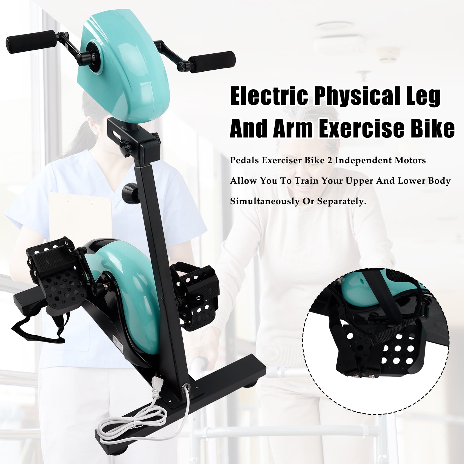 Electric Rehabilitation Pedal Trainer, for Upper & Lower Limb Active ...