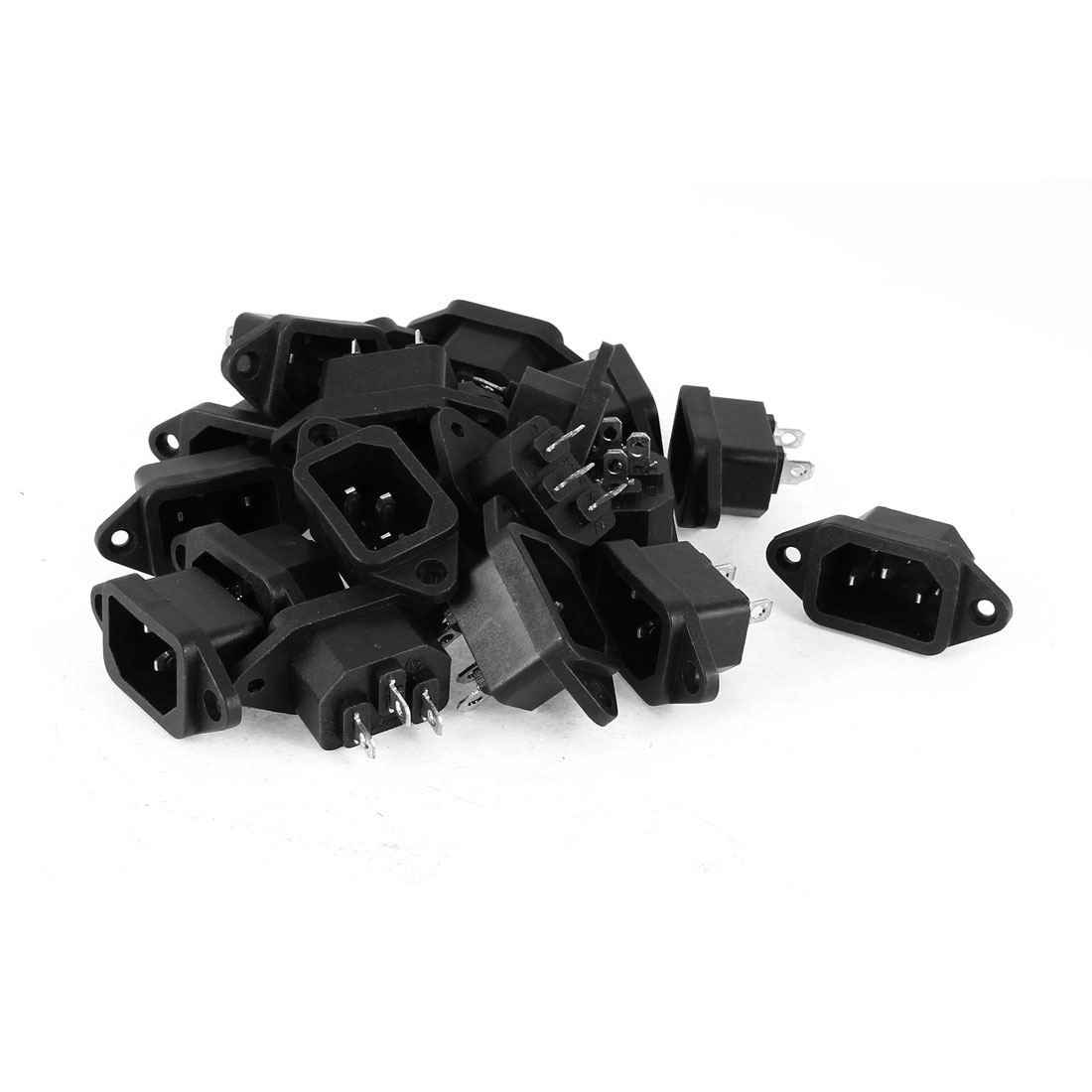 Electric Rice Cooker IEC320 C14 Male Plug Power Socket 250V 10A 20 Pcs ...