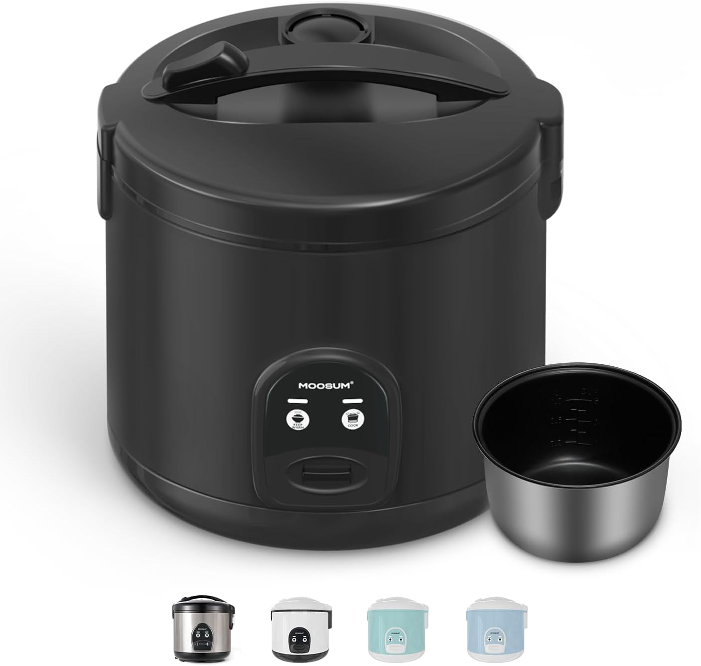 Electric Rice Cooker with One Touch for Asian Japanese Sushi Rice, 10 ...