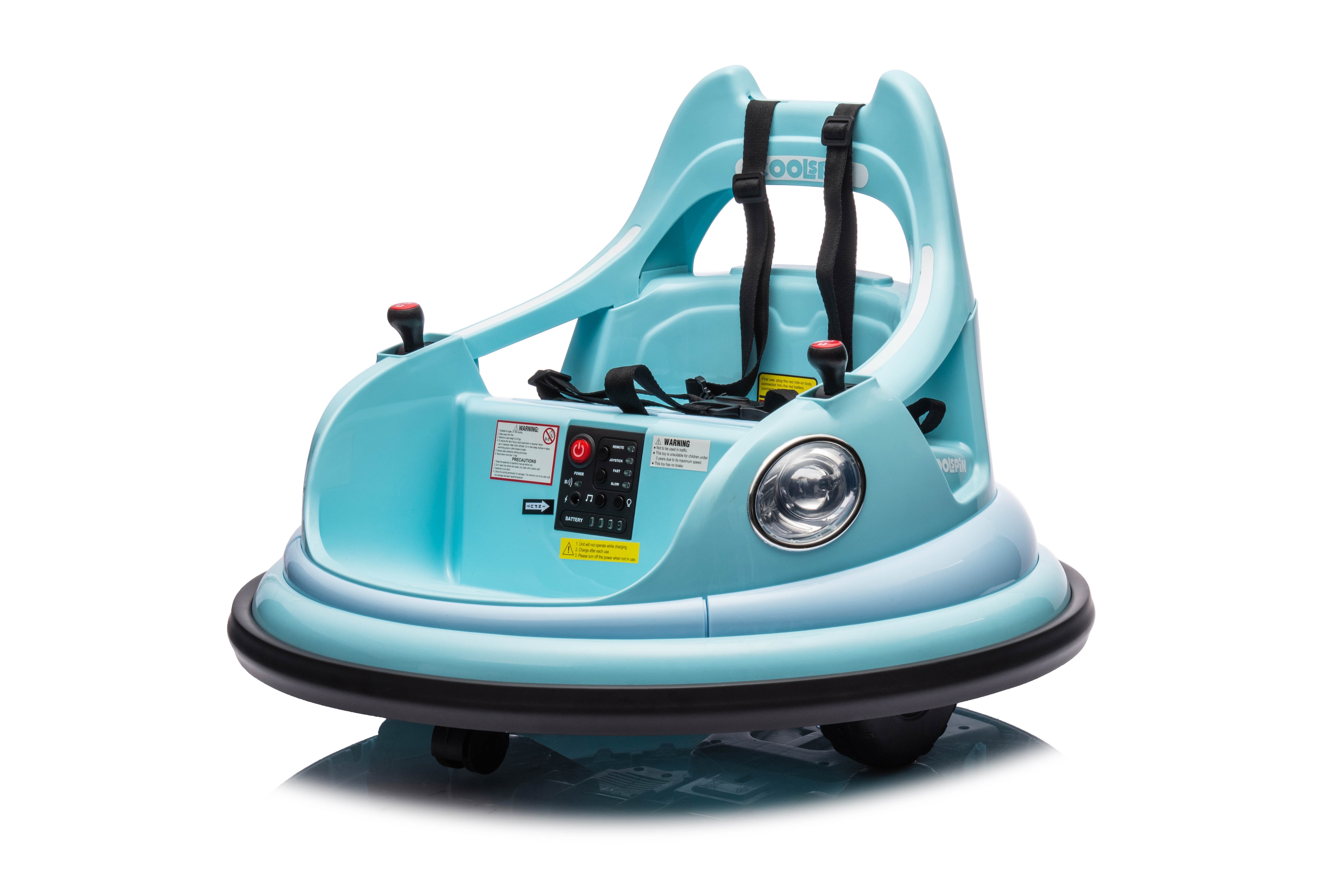 Electric Ride On Bumper Car for Kids & Toddlers, 12v Ride On Bumping ...