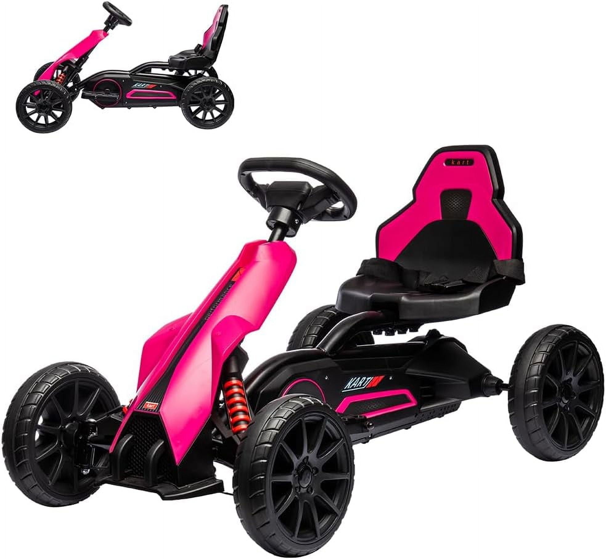 Electric Ride On Car, 12V Battery Powered Go Karts,Outdoor Ride On Toy ...