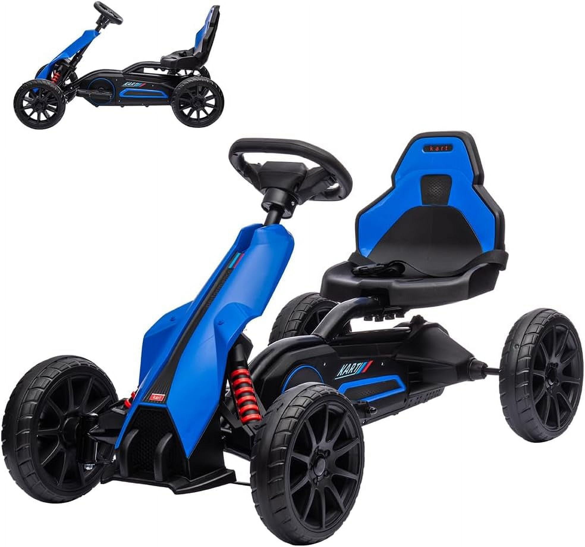 Electric Ride On Car, 12V Battery Powered Go Karts,Outdoor Ride On Toy ...