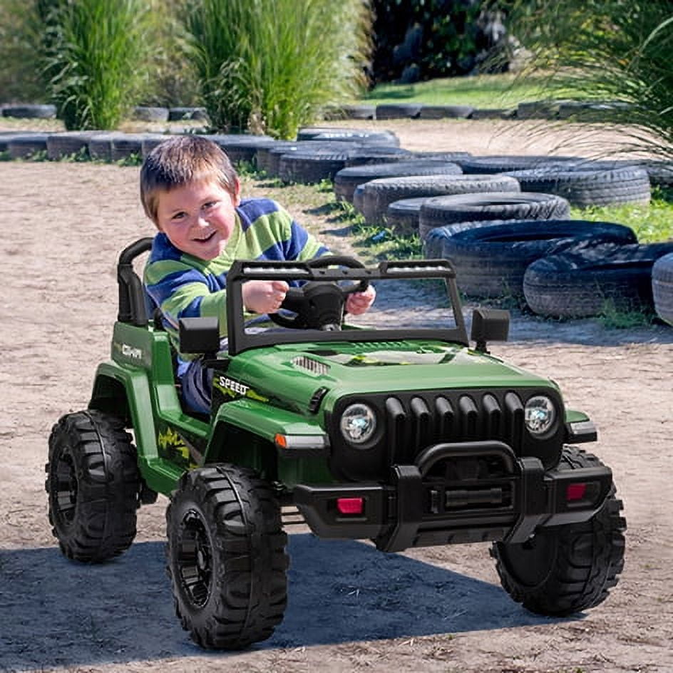 Electric Ride On Vehicles for Kid, 12v Ride On Truck Car with Remote ...