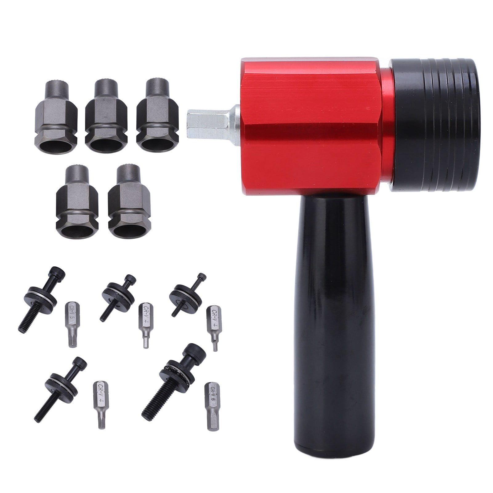 Electric Rivet Gun Adapter High Carbon Steel Low Noise For Sheet Metal ...
