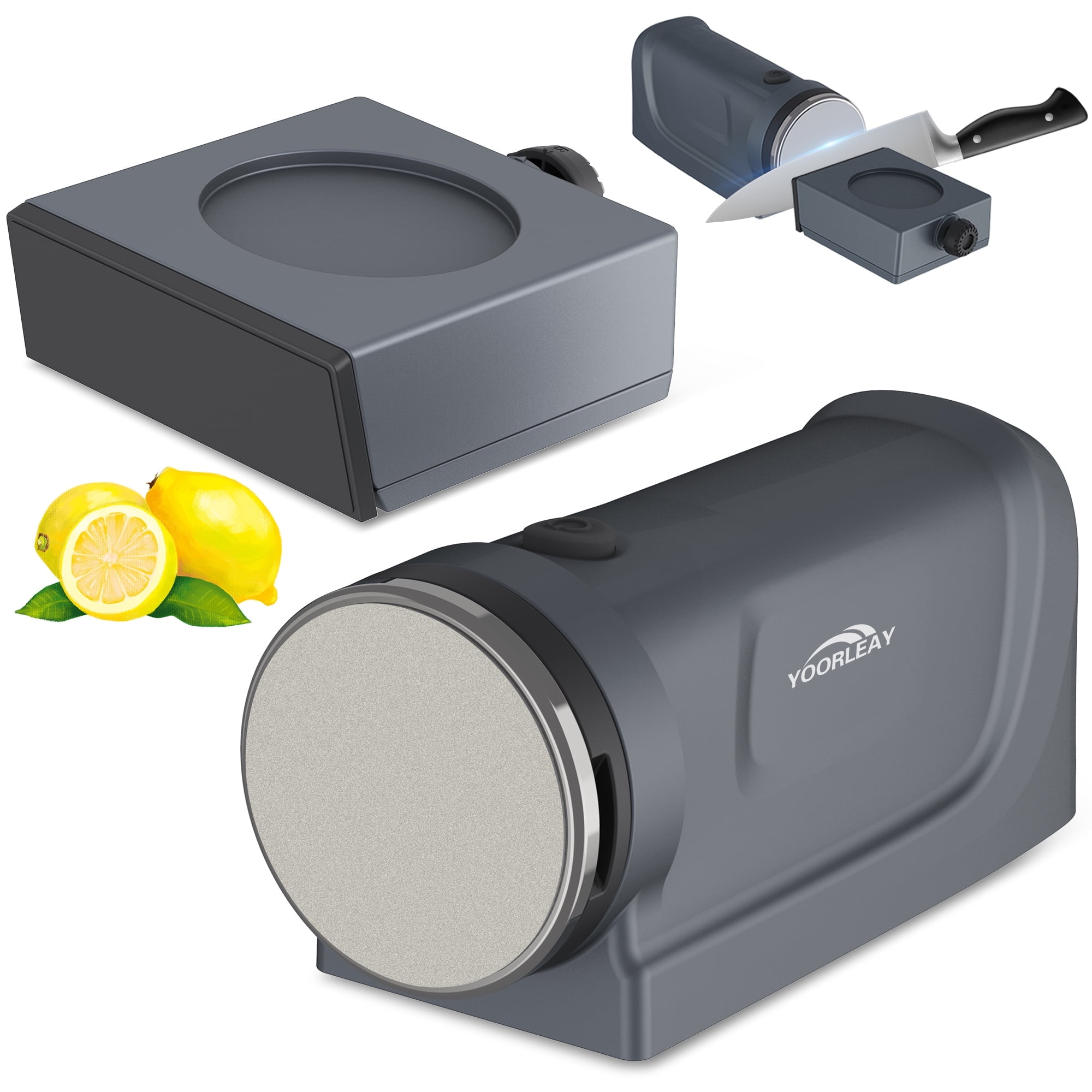 Electric Rolling Knife Sharpener- 15-32 Degree Adjustable Sharpening ...