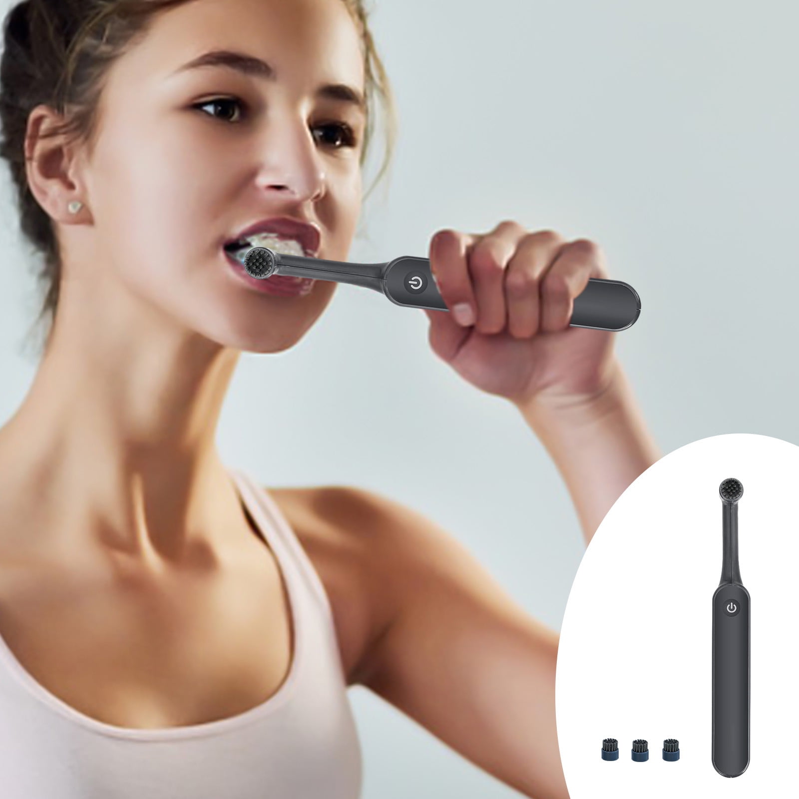 Electric Rotary Toothbrush - Low Noise Portable Electric Toothbrush ...