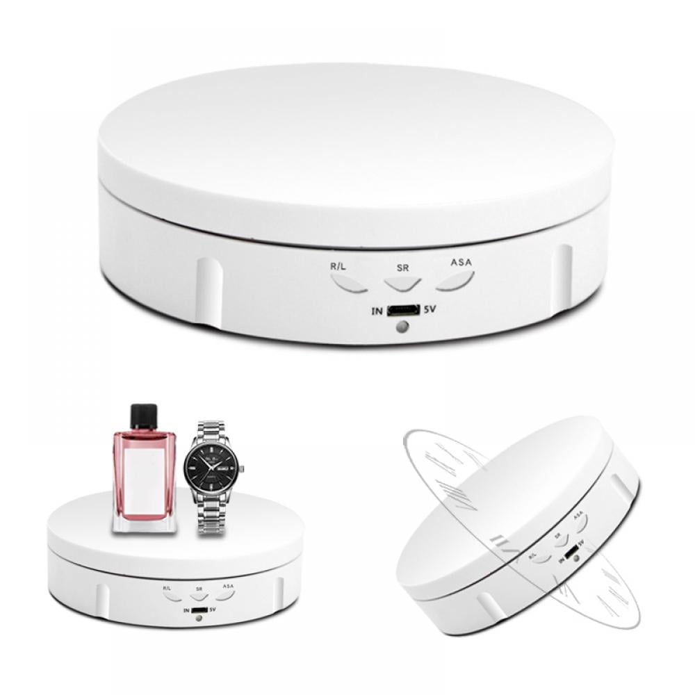 Electric Rotating Display Stand Mirrored Base Revolving Platform For ...