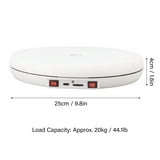 Electric Rotating Display Table With LED Light 25cm Noiseless Turntable ...