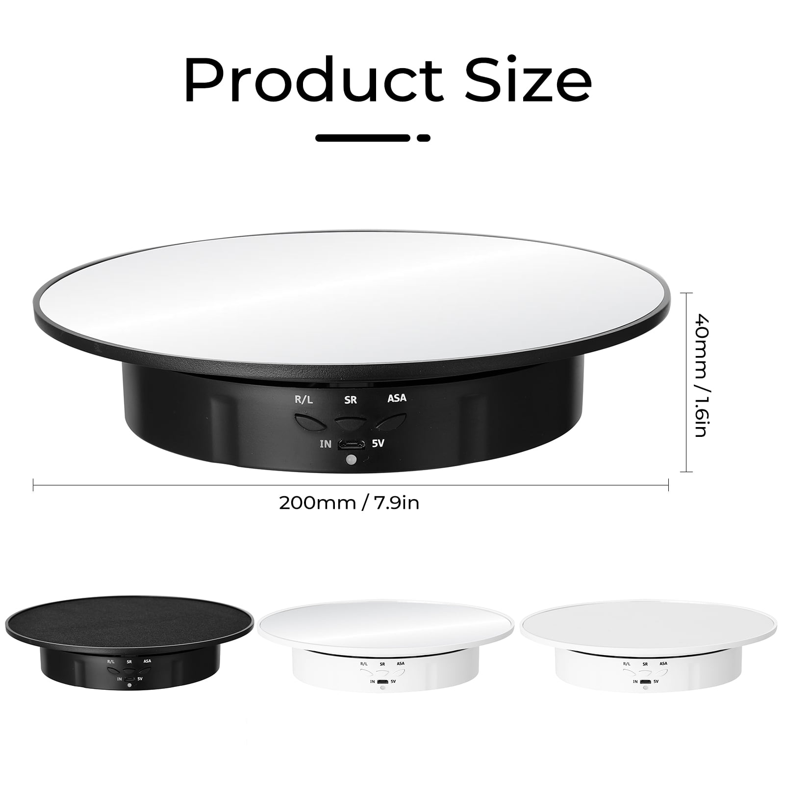 Electric Rotating Turntable,Stand Video Props Speed Adjustable Display ...