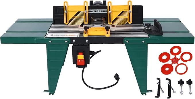 Electric Router Table, Universal Benchtop Router Tables Top with Steel ...