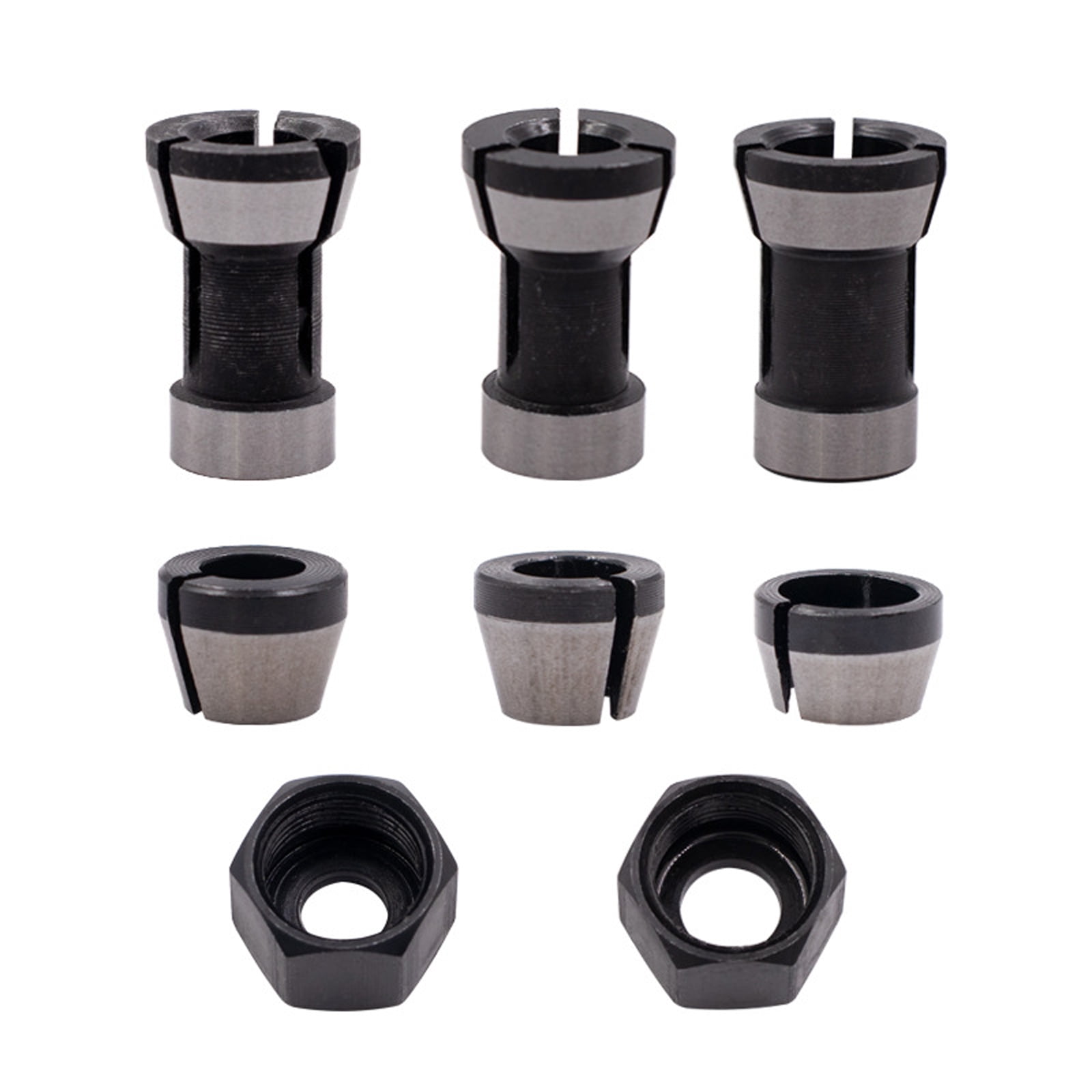 Electric Routers Milling Cutter Collet Chucks Adapter 6mm 6.35mm 8mm ...