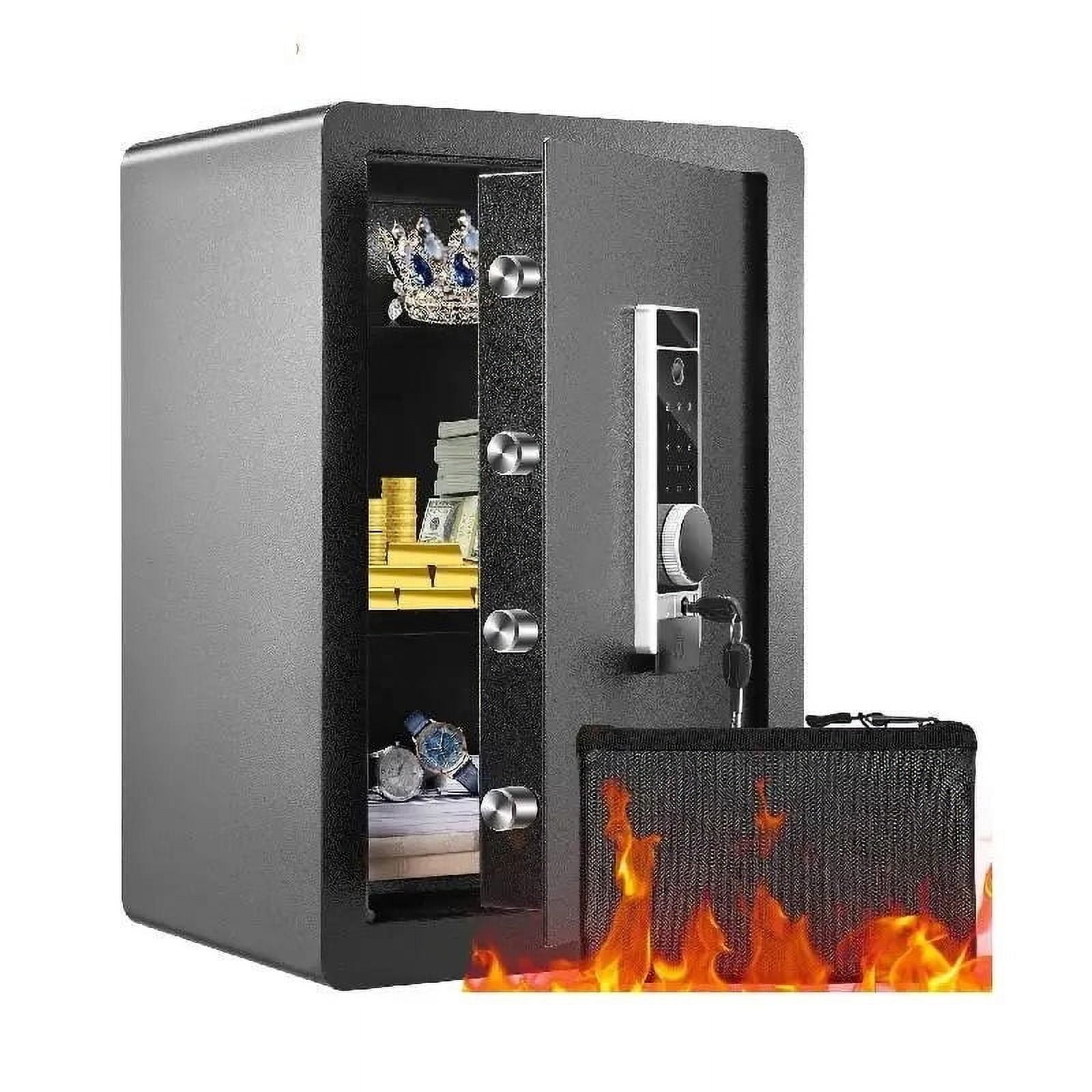 Electric Safe 2.2/1.8 Cubic Feet Fingerprint & Digital Security Cabinet ...