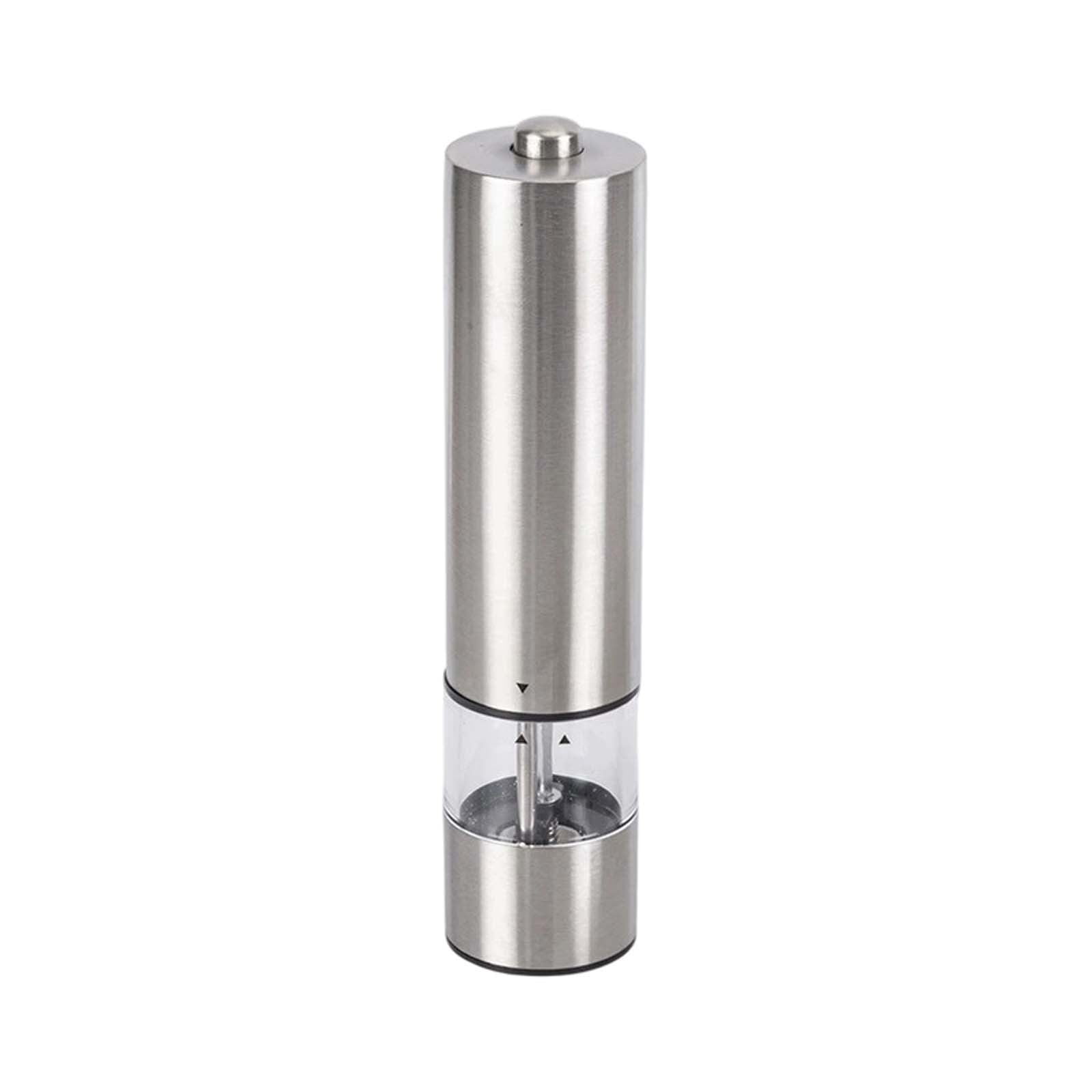 Electric Salt Grinder - Adjustable Automatic Spice Mill with Stainless ...