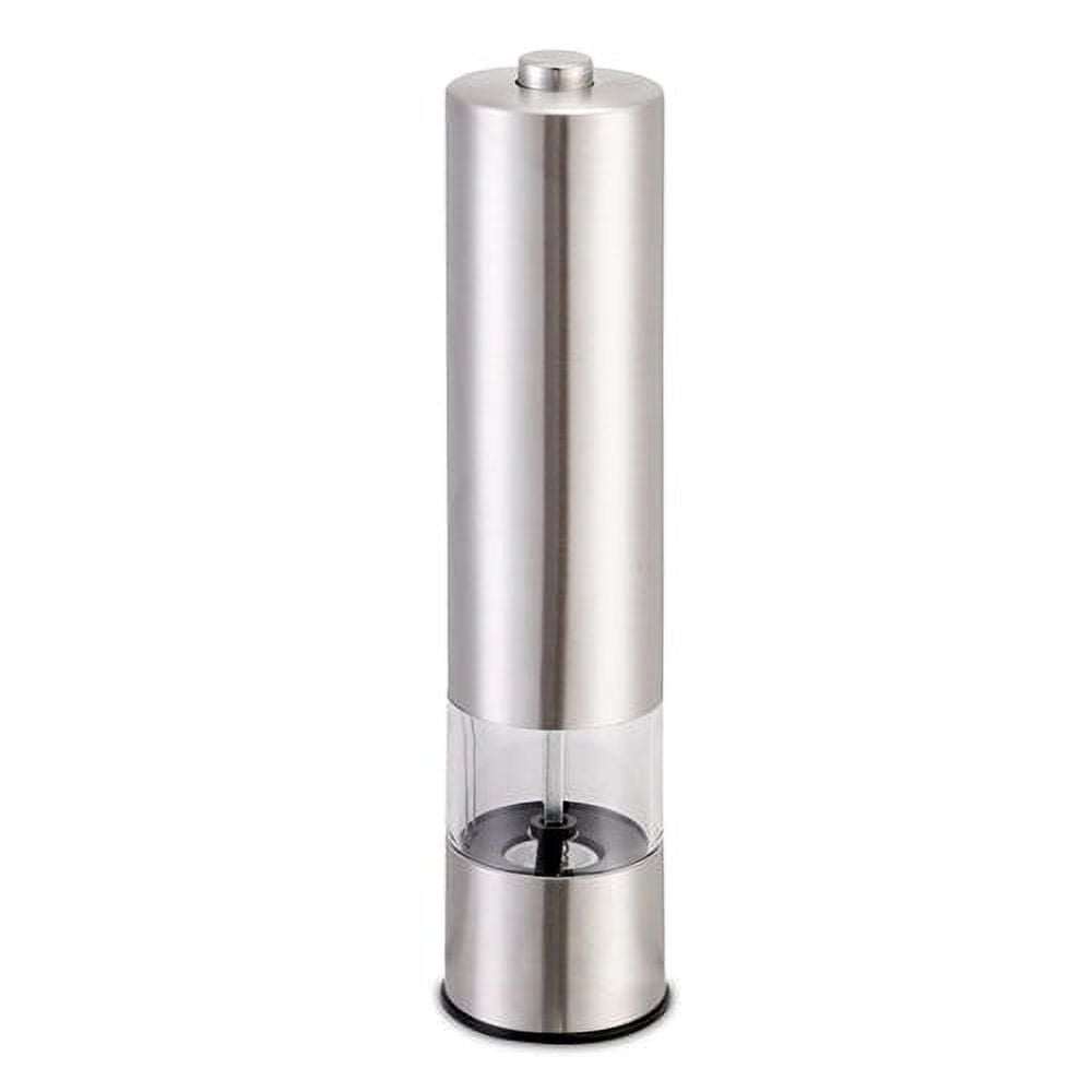 Electric Salt Pepper Grinder with Light Adjustable Coarseness Stainless ...
