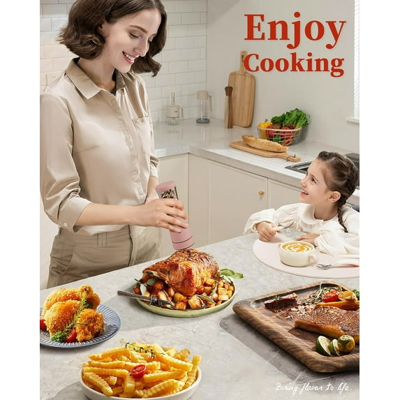 Electric Salt and Pepper Grinder Set with Storage Base - Walmart.com