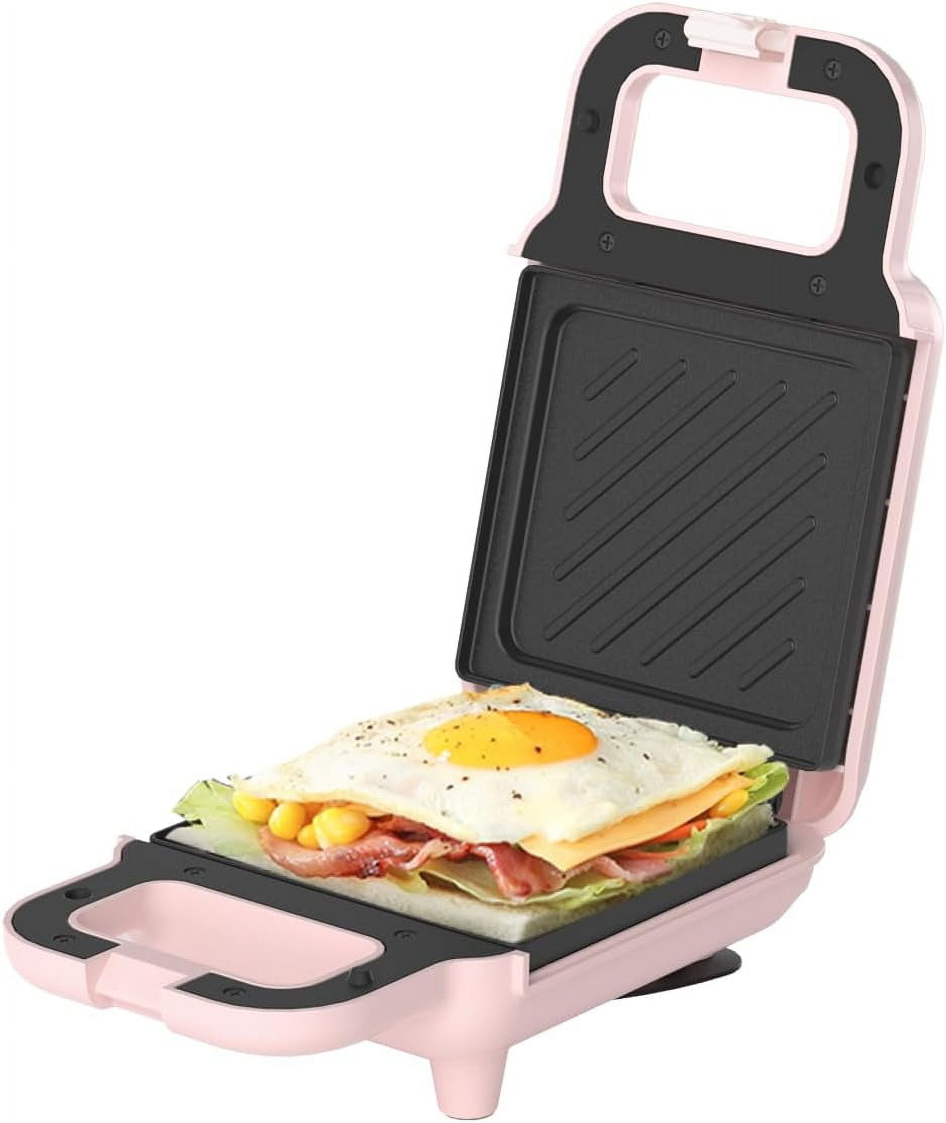 Electric Sandwich Maker with Non-Stick Plates, Indicator Lights, Cool ...