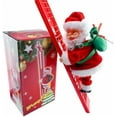Electric Santa Climbing Ladder Battery Operated Climbing Santa Claus ...