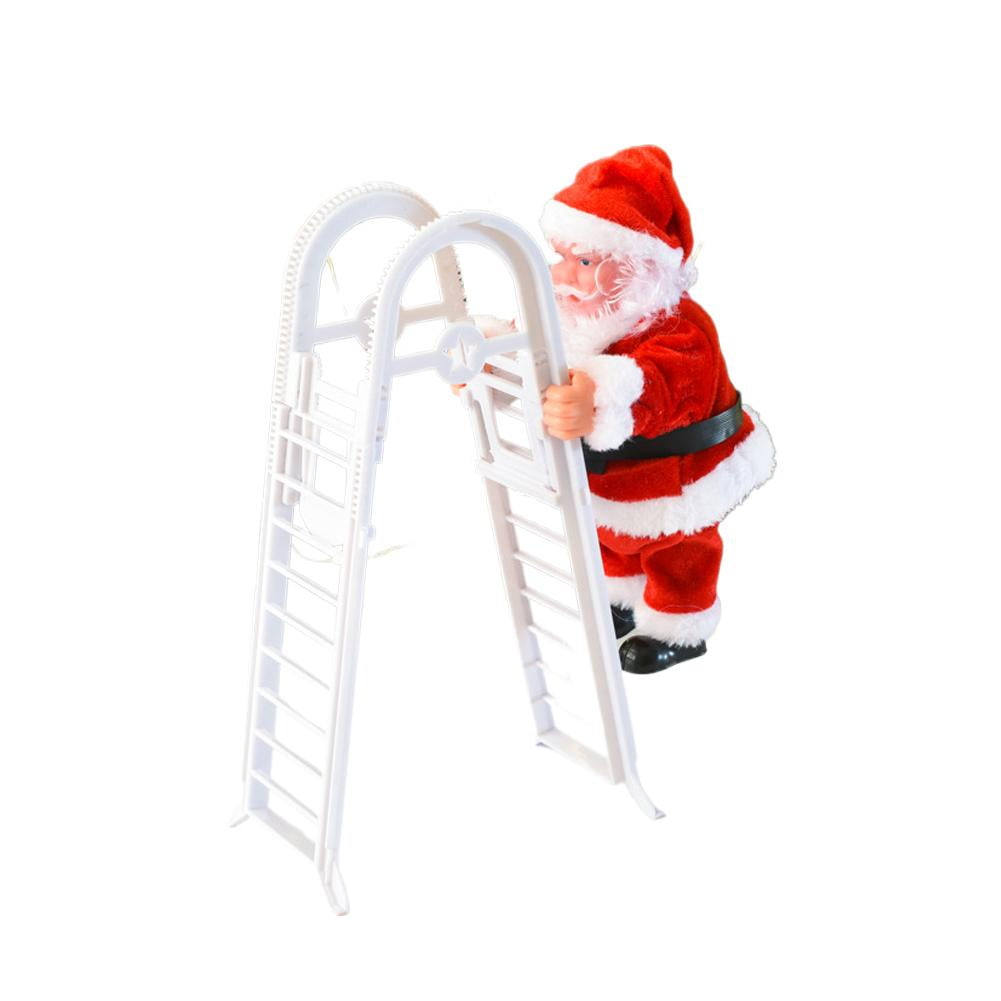 Electric Santa Climbing Rope - 2025 Christmas Tree Fireplace Decor ...