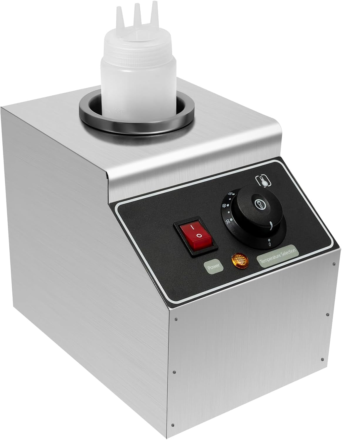 Electric Sauce Warmer Dispenser, 650ml Countertop Stainless Steel Sauce ...