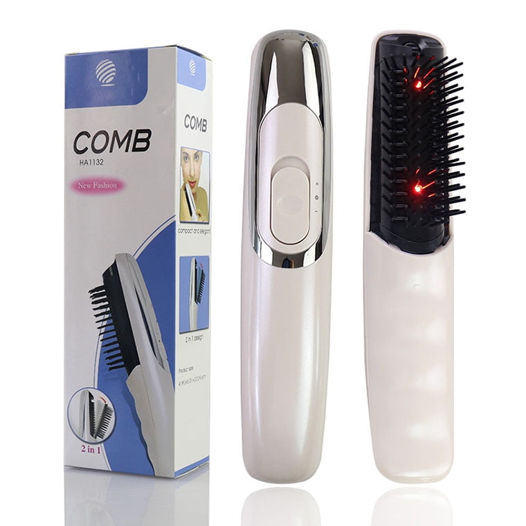 Electric Scalp Massage Comb Battery Powered Negative Ion Hair Brush for ...