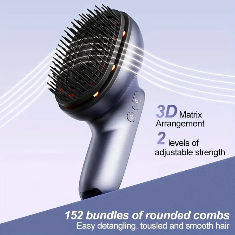 Electric Scalp Massage Comb, Handheld Massager Electric with Essential ...