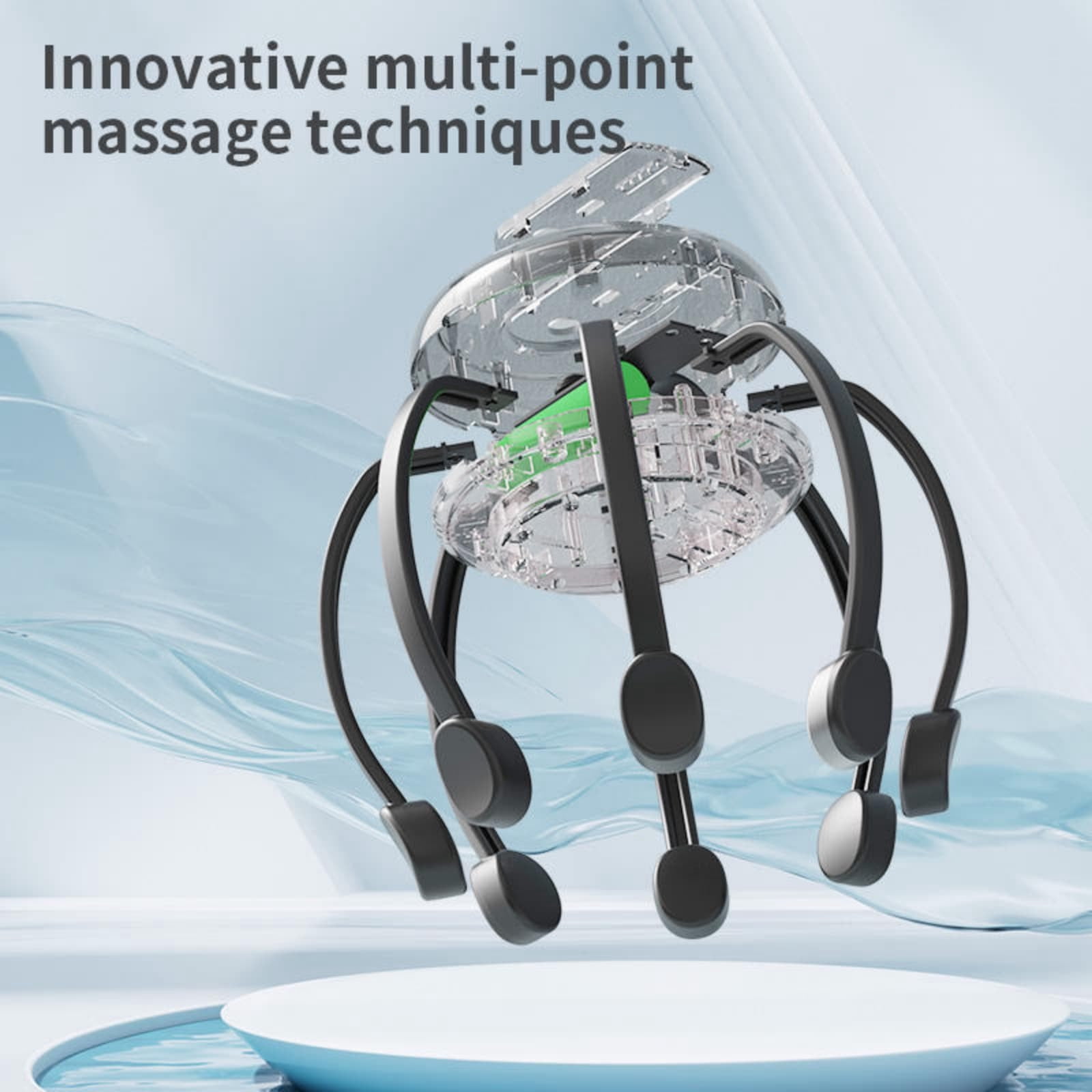 Electric Scalp Massager – Automatic Octopus Head Massage Tool for Hair ...