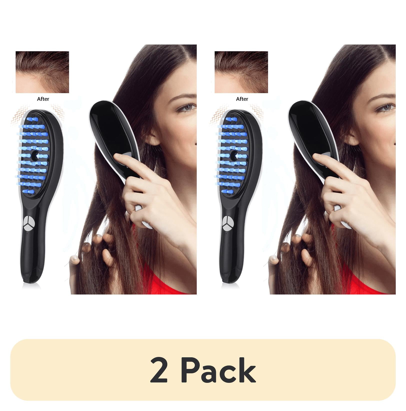 (2 pack) Electric Scalp Massager Comb, Innovative Hair Restoring Brush, Ultrasonic Vibration ...