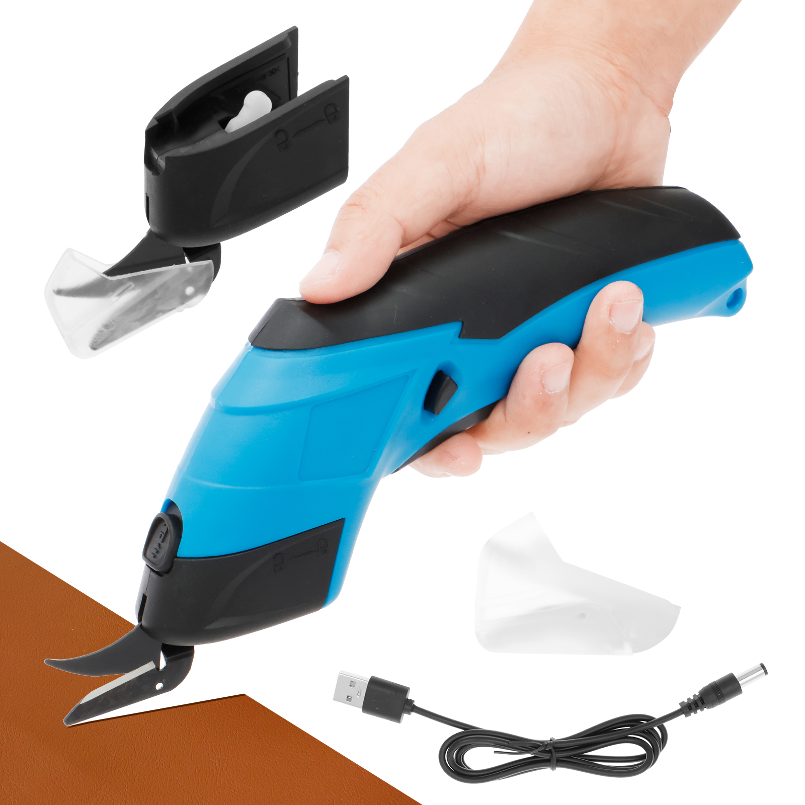 Electric Scissor Wireless Rechargeable Cardboard Cutter Powerful ...