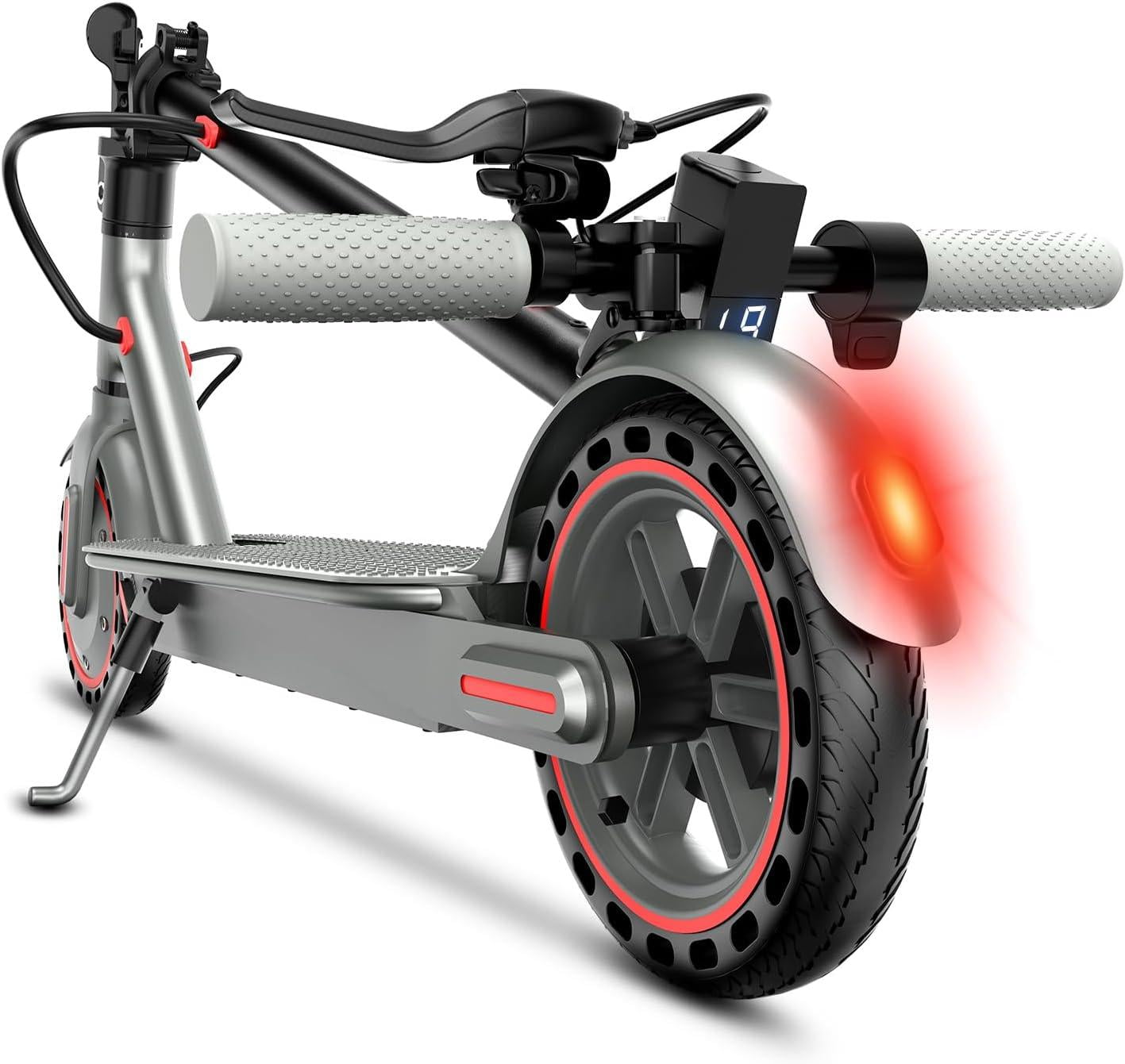 Electric Scooter, 8.5" 10" Tires, 350W/500W/600W Motor, Up to 19/25 MPH and 21/22/28 Miles Long ...