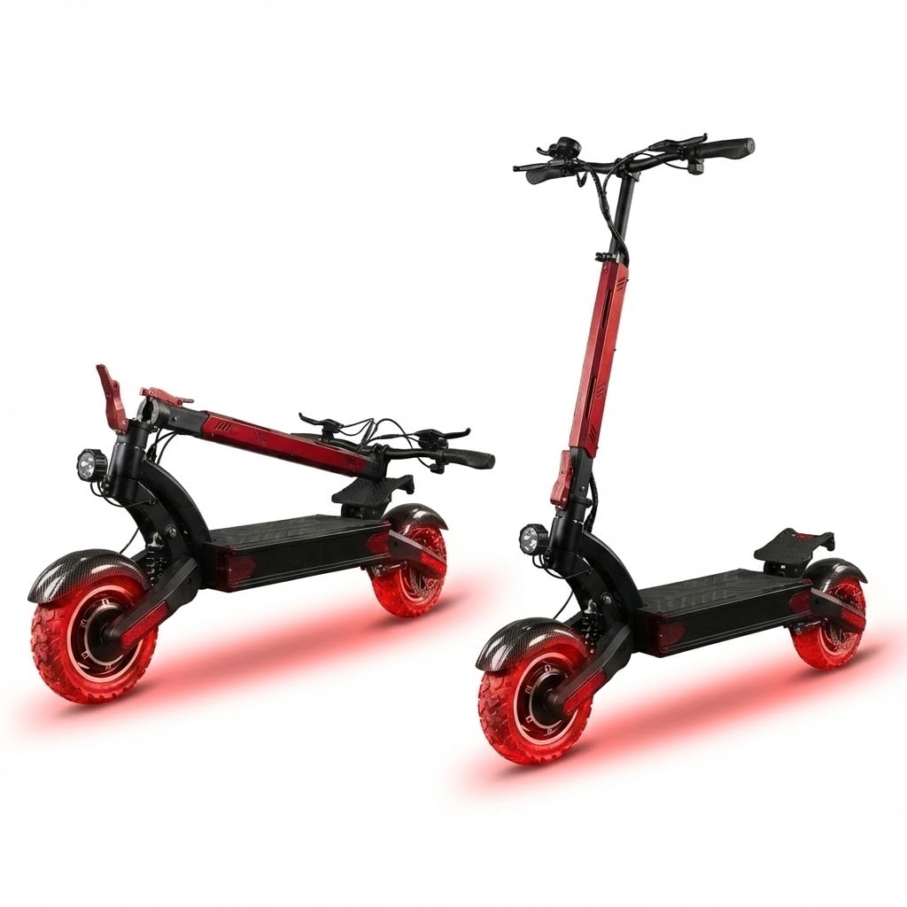 Electric Scooter Adults 3200W Motor Foldable E-Scooter 10inch Off-Road ...