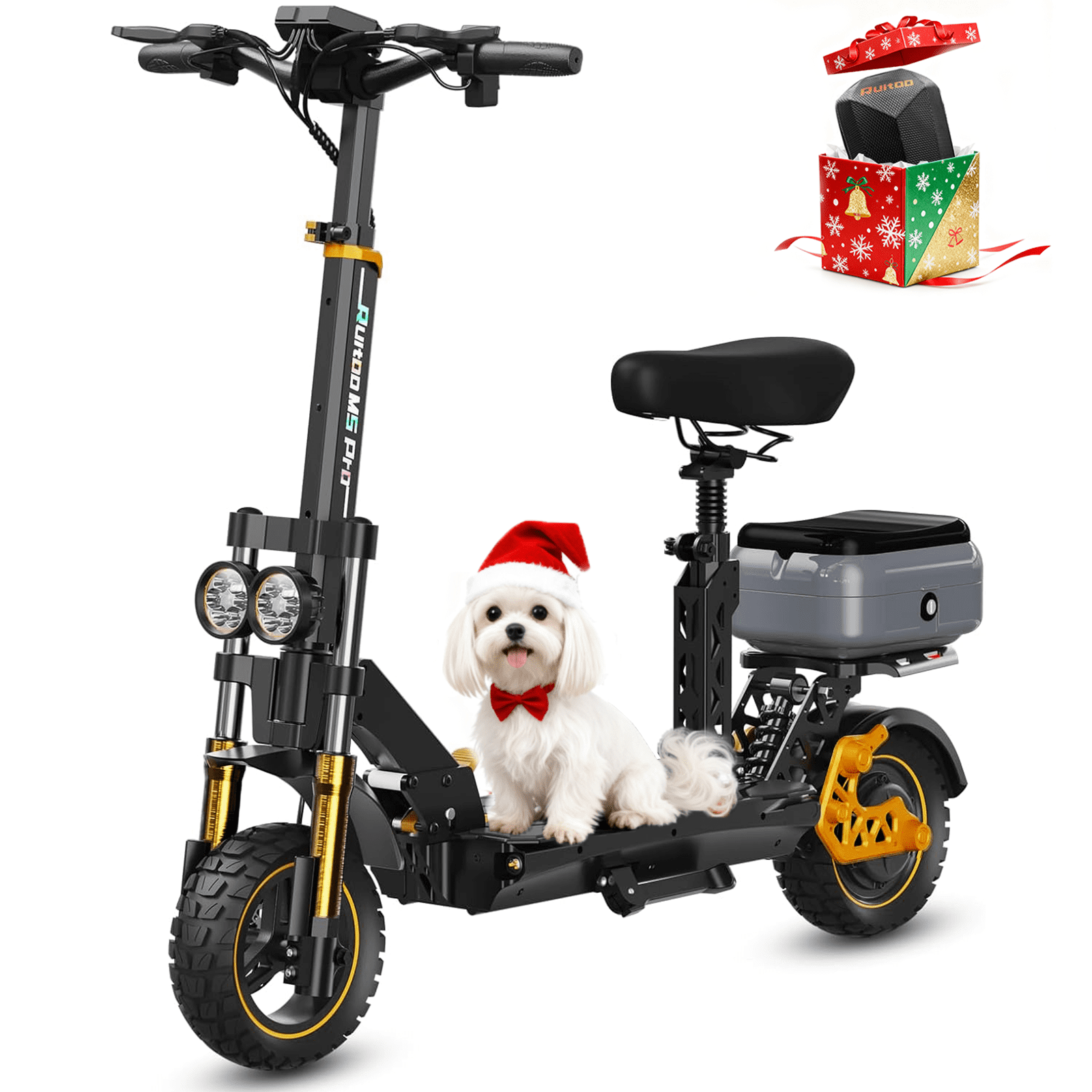 Electric Scooter Adults, 50 Miles Max Range, 34 Mph Max Speed, 1600W ...