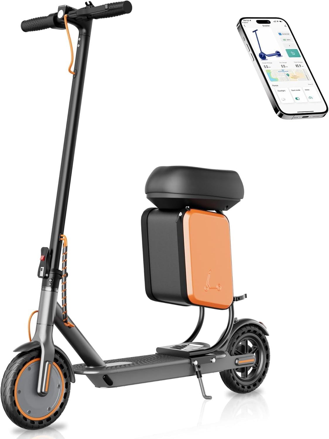 Electric Scooter for Adults, Folding E Scooter with 350W/500W Motor 16 ...