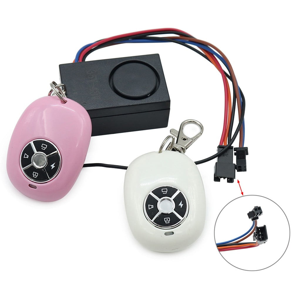 Electric Scooter Anti-Theft Alarm Remote Security 36-48V E-Bike Alarm ...
