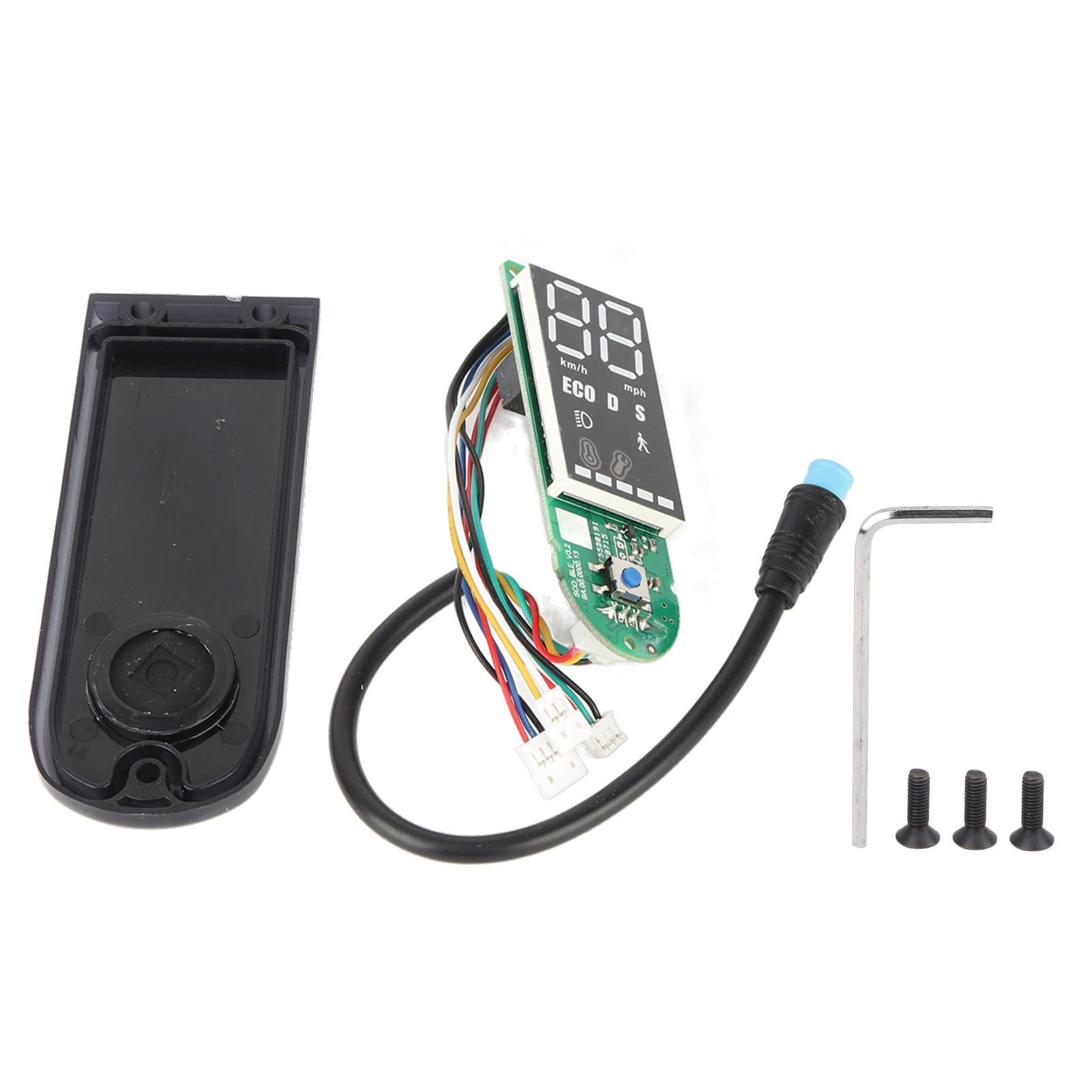 Electric Scooter BT Digital Display Dashboard with Display Panel Cover ...