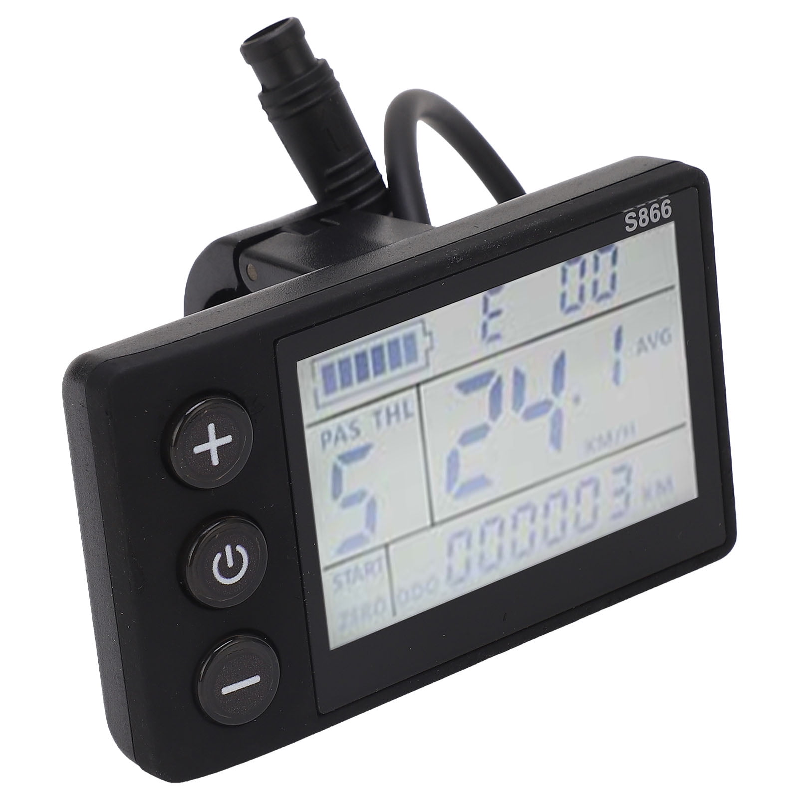 Electric Scooter Conversion LCD Display with 6P Waterproof Connector Mountain Bike Conversion ...
