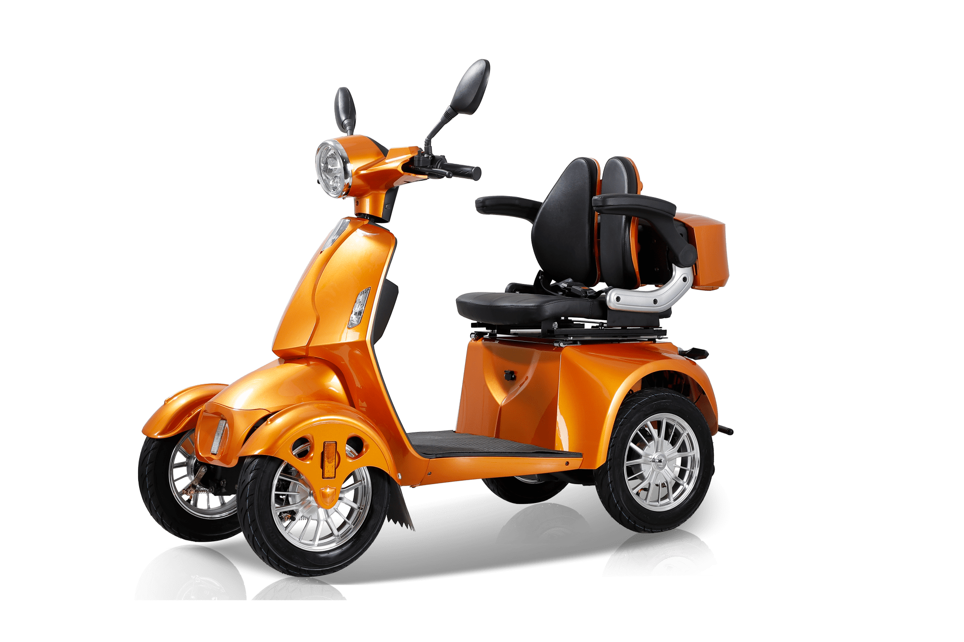 Electric Scooter with Expandable Armrest and 3.00-10 Tubeless Tires ...