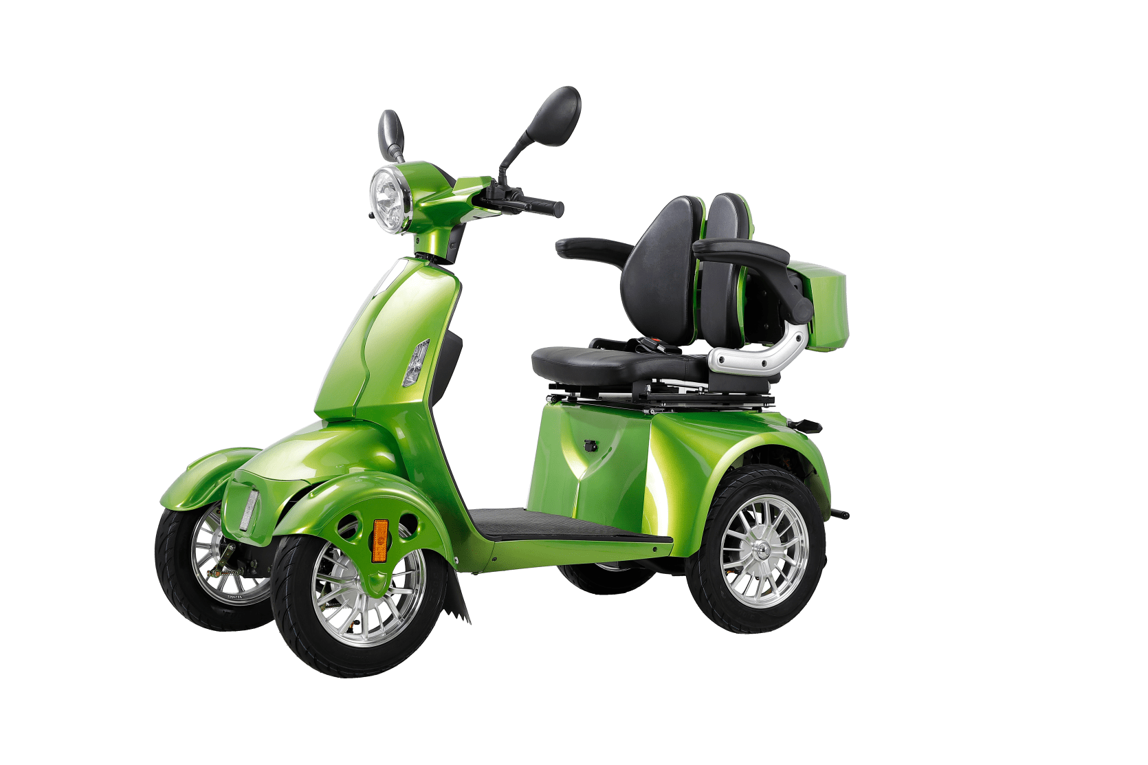 Electric Scooter with Expandable Armrest and 3.00-10 Tubeless Tires ...