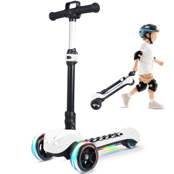 BLISSRIDE, Electric Scooter for Kids Ages 3-8, 3W Foldable Light-Up ...
