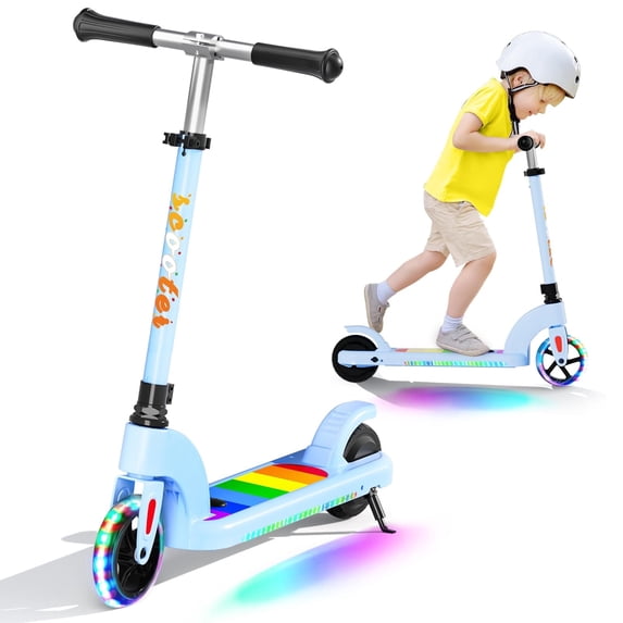 Electric Scooter for Kids Ages 6-12 (Mainly 6-10), Adjustable Handlebar ...